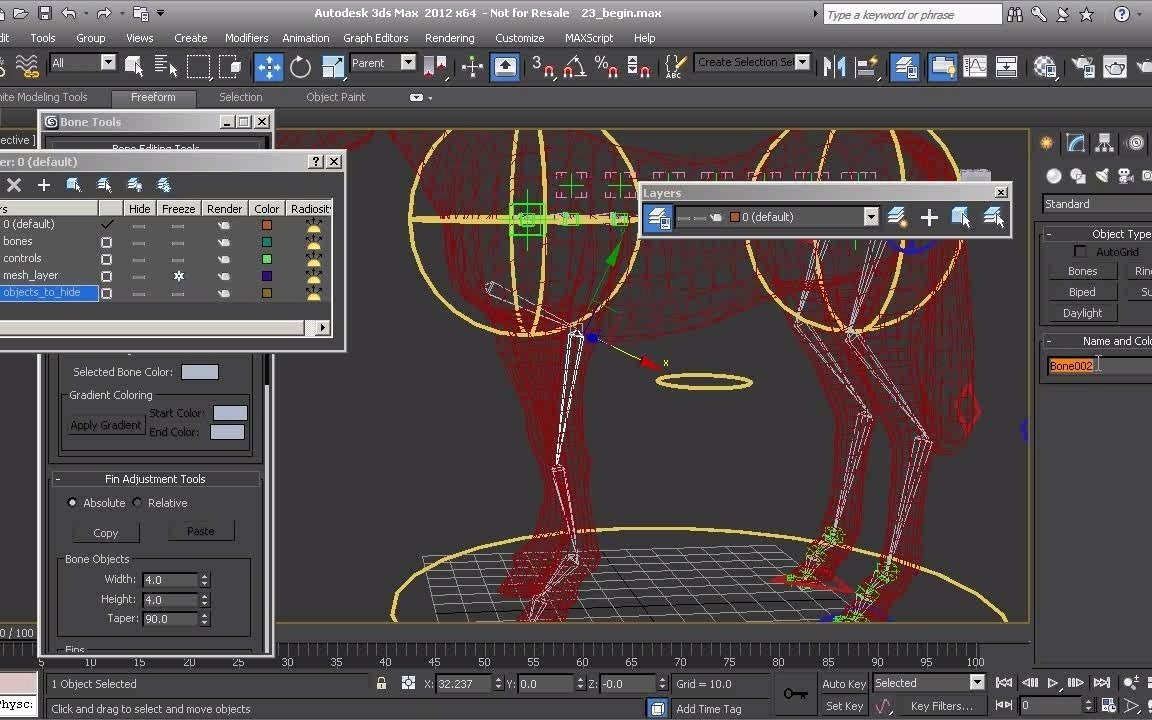 3ds Max动物骨骼绑定教程23