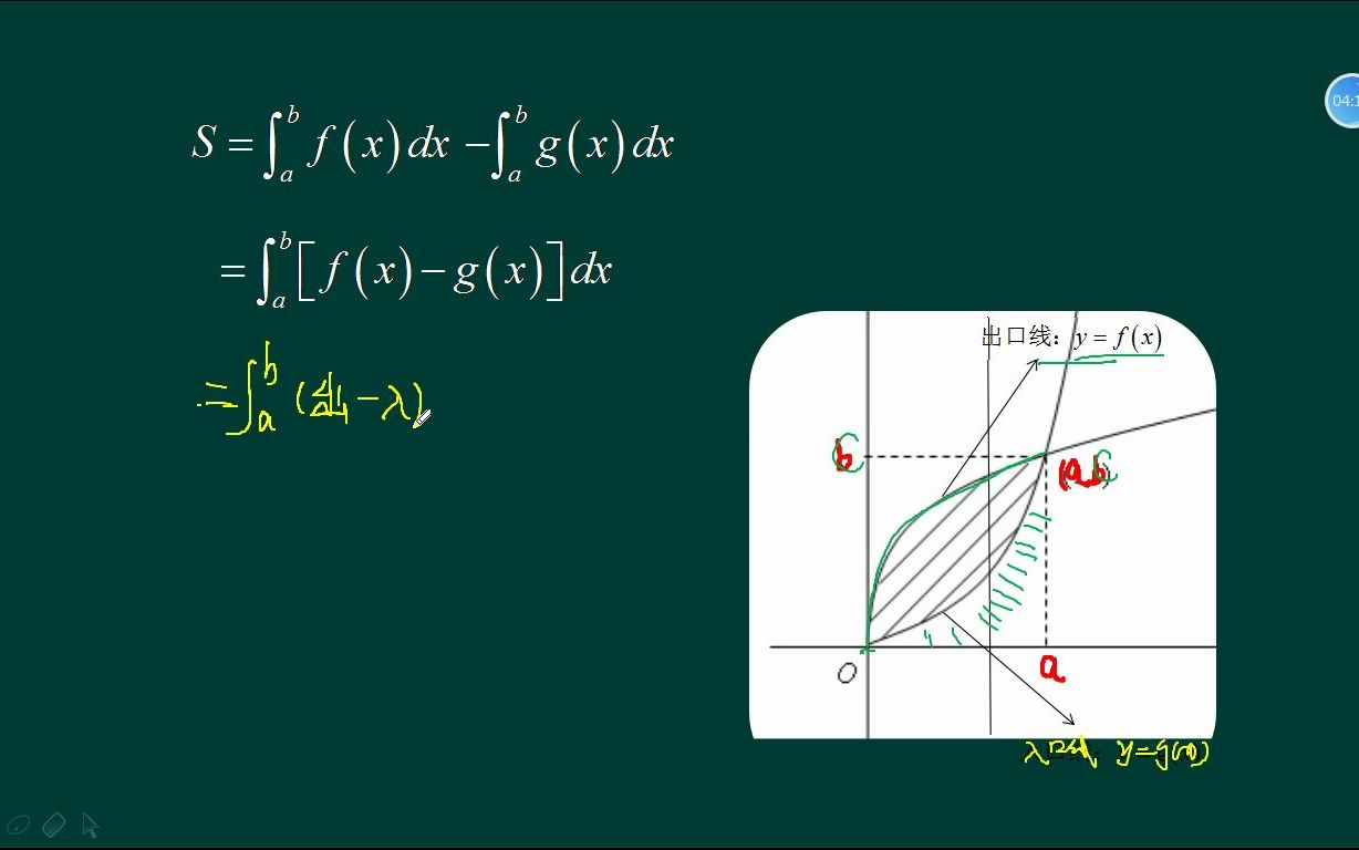 35定积分应用一:求面积