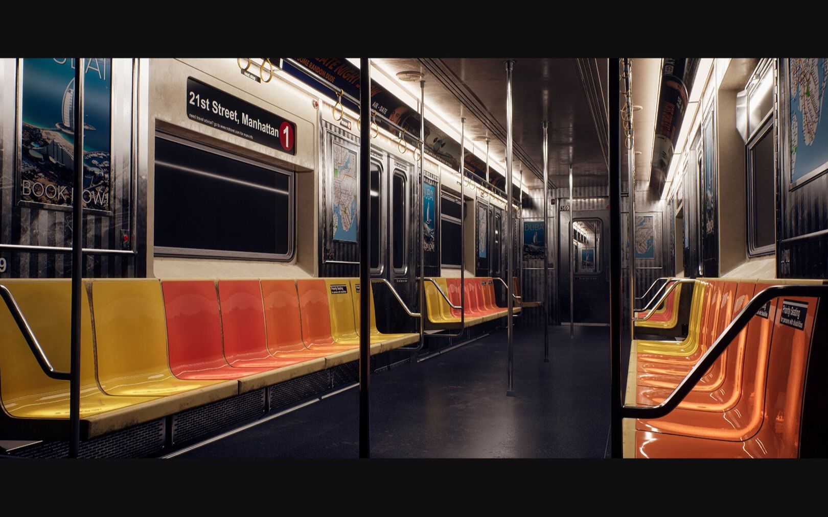 懂得都懂-UE5创建列车内部环境教程