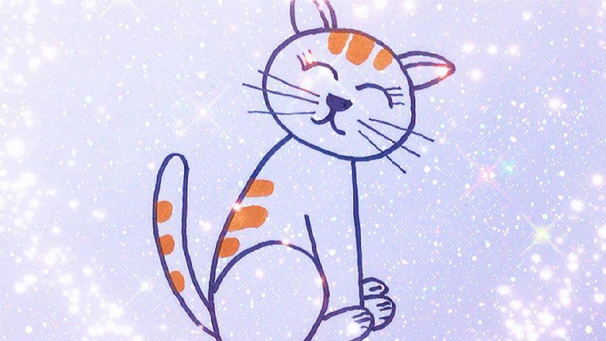 超简单的猫咪画法