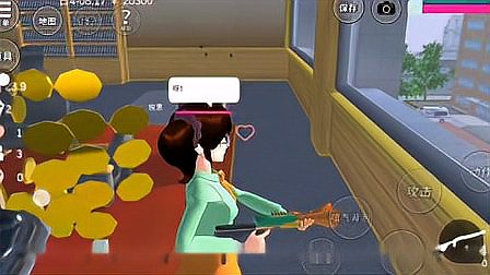 樱花校园模拟器:打开机关就可以进入金库了