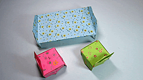 儿童手工折纸床, 医院用的病床的折法