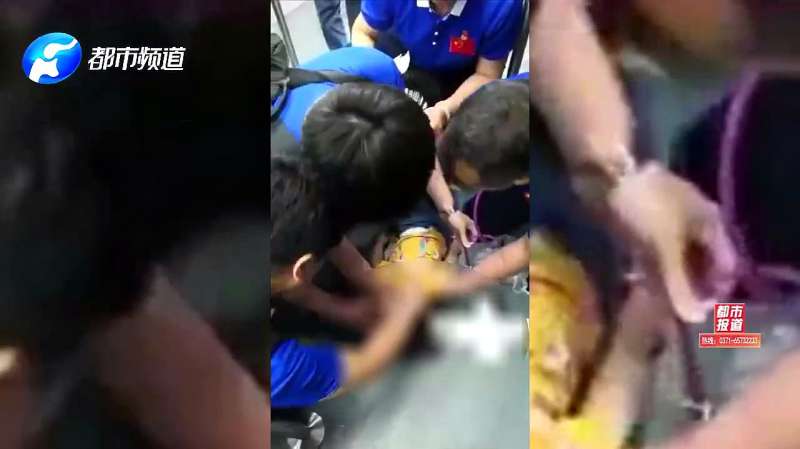 三岁男童突然倒地,口吐白沫!河南“蓝T恤”:孩子,别怕有我们