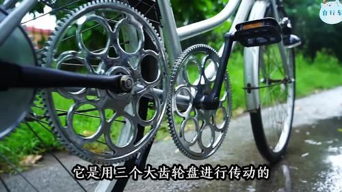 自行车掉链子太烦人,农村小哥自制齿轮传动自行车,再不掉链子了