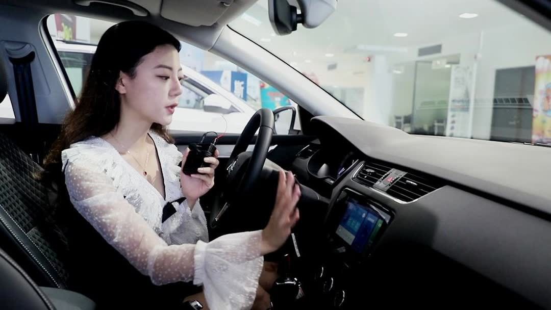 实测斯柯达明锐2019款智行版车内斑马系统