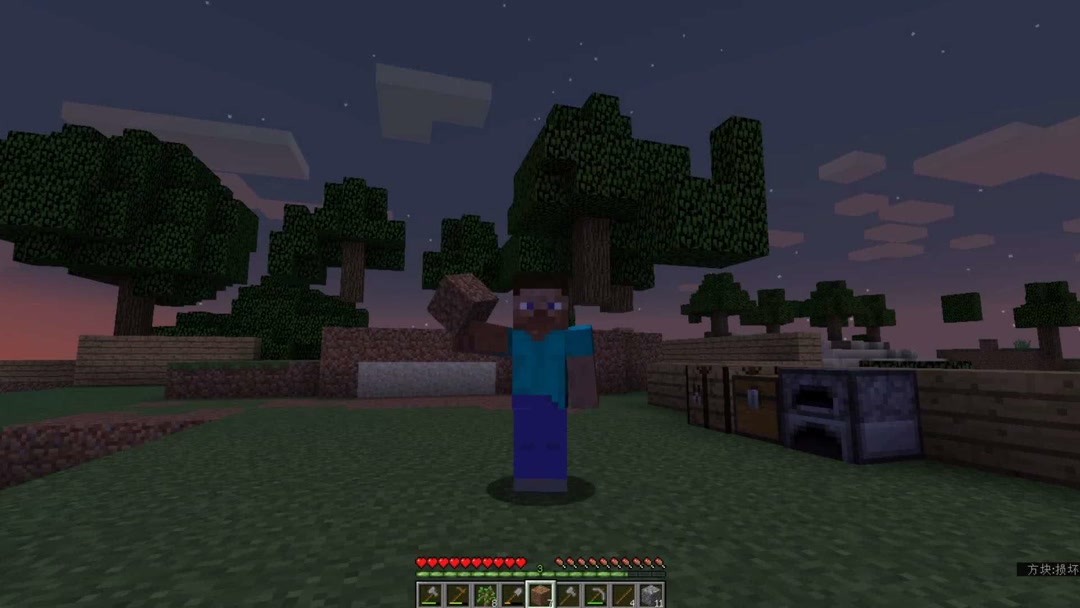 【梅梅】我的世界创造世界第二天,Bug?地形发生翻天覆地改变!