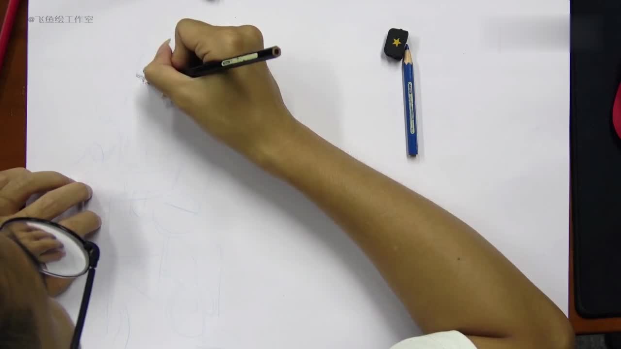 游戏动漫手绘线稿,教你画画的春哥如何去画