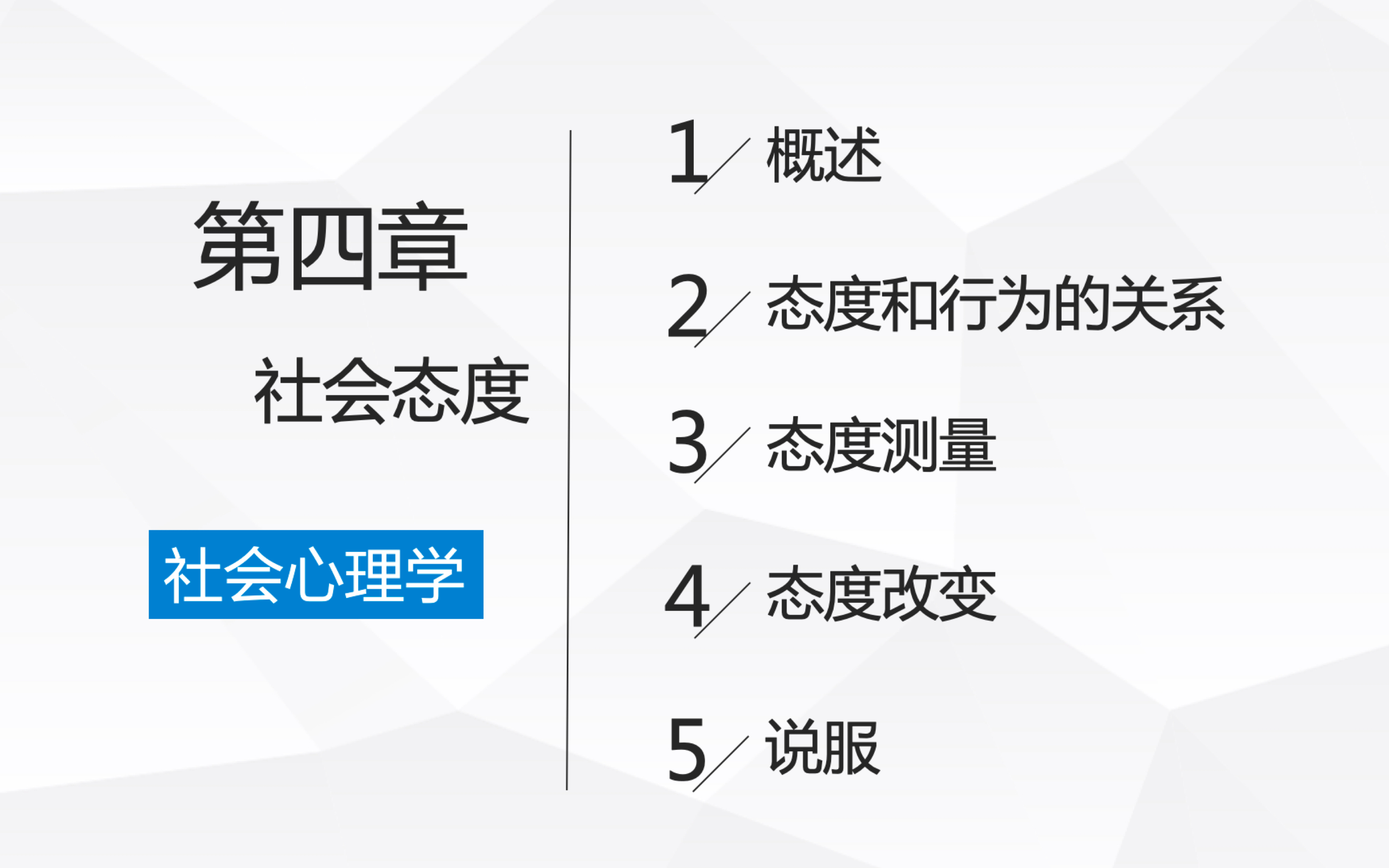 和人大学姐一起快乐学心理(社会心理学-第四章-社会态度)