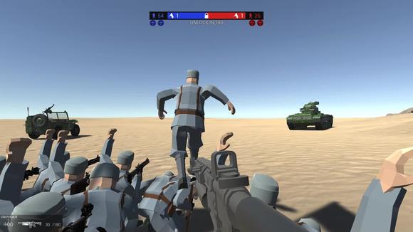 战地模拟器:坦克打的日寇落花流水