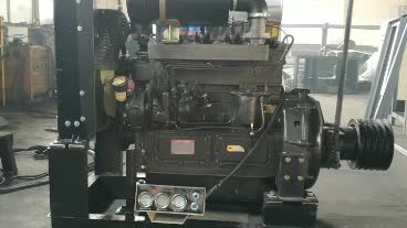 4102发动机,44KW,60马力,带离合器皮带轮,卧式空滤器