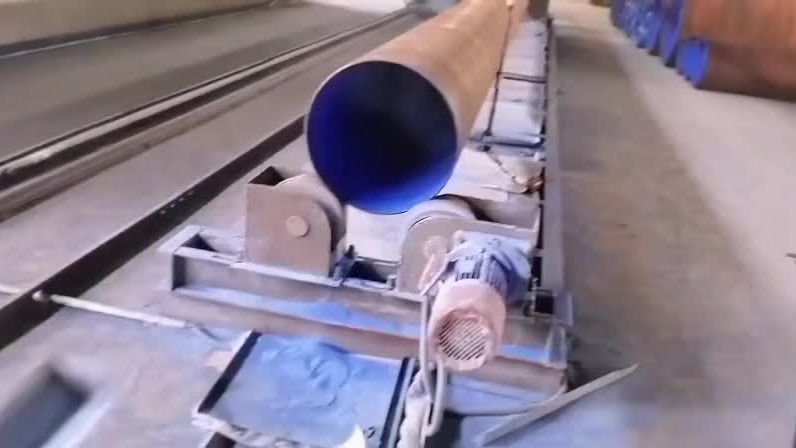 #矿用涂塑钢管在线生产