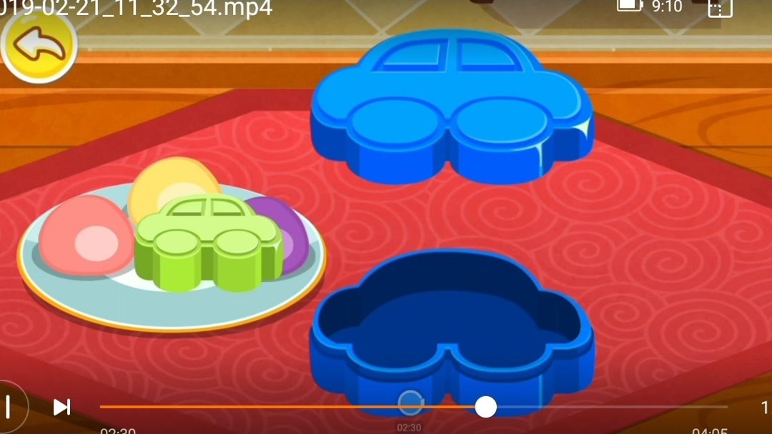 大脸猫～我们来做汽车模型的月饼吧游戏