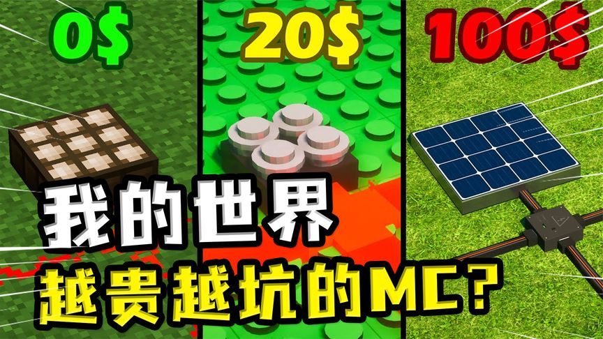 我的世界:不同价格的MC,人家都是越贵越好,到你这怎么反过来了