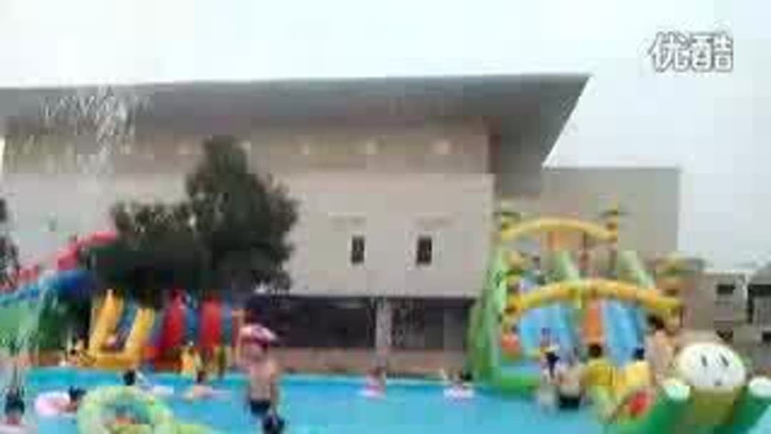 支架水池,霞光水上滑梯模型