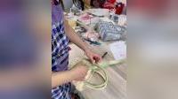 铃兰编织篮缠丝带教程