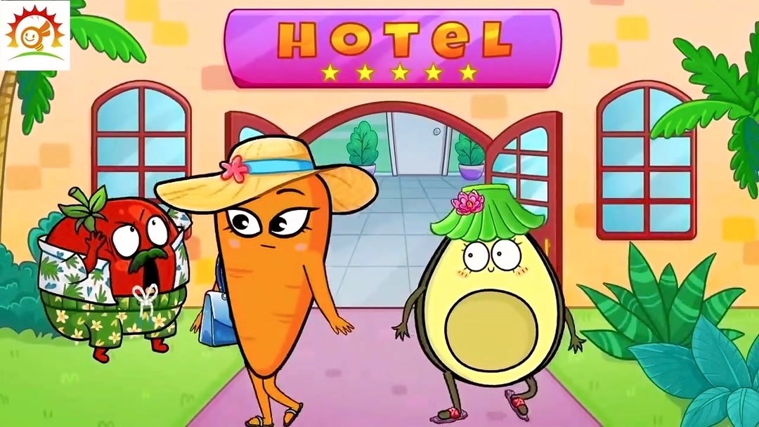 尝试说走就走的旅行生活 卡通动画