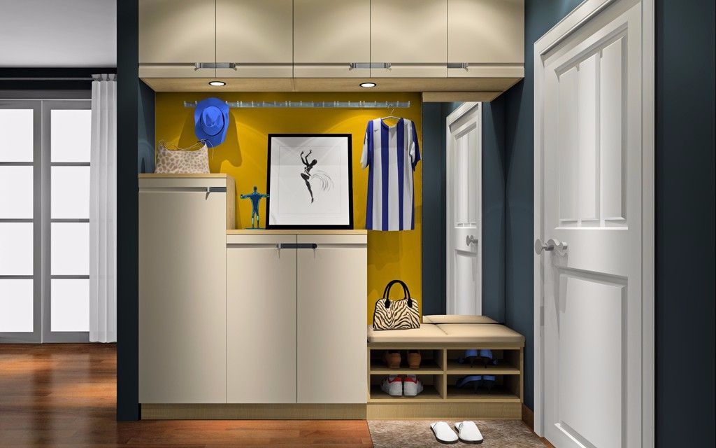 入户没玄关,这样做就对了,真是小户型设计的典范!