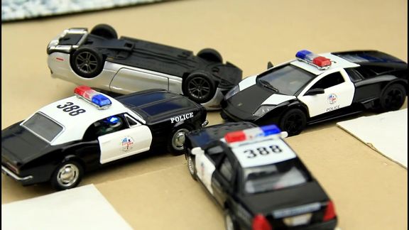 玩具警察儿童车辆,追逐汽车
