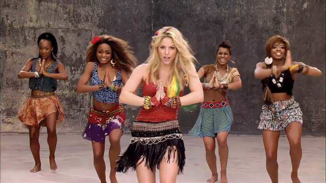 2010南非世界杯主题曲《Waka Waka》,夏奇拉好美呀