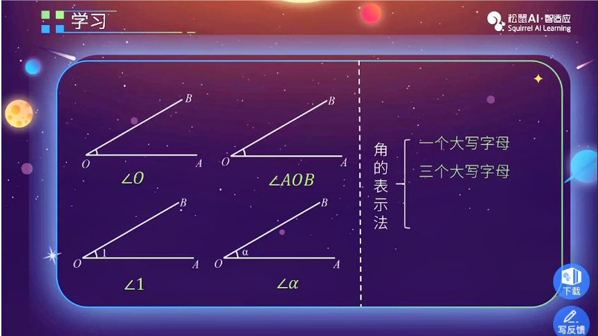 北师大版七年级数学上册第四章4.22角的表示方法