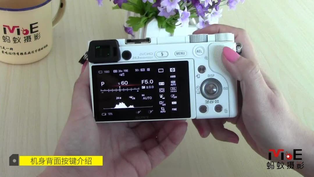【蚂蚁视频】索尼A6000主要功能介绍及主要参数设置方法(上)
