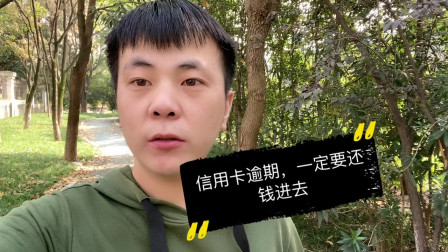 信用卡逾期,一定要往里面还钱,几十就可以了这样有很大帮助