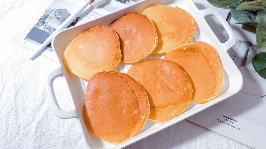 不用打发蛋白,新手小白就会做~最简单的松饼做法奉上