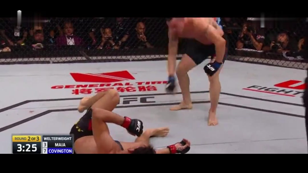 UFC格斗之夜119次中量德米安-玛雅VS科尔比-卡温顿集锦