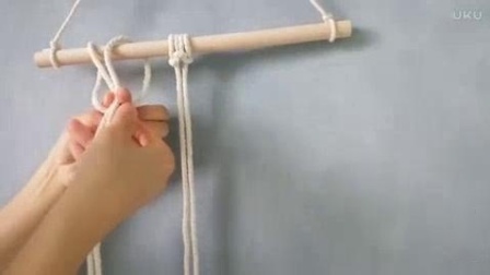 我在【小宛】绯红树手工编织挂毯成品教程截了一段小视频