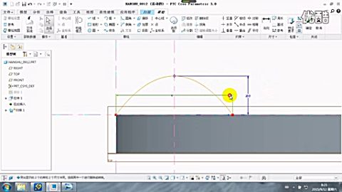 Creo3.0_sin函数应用