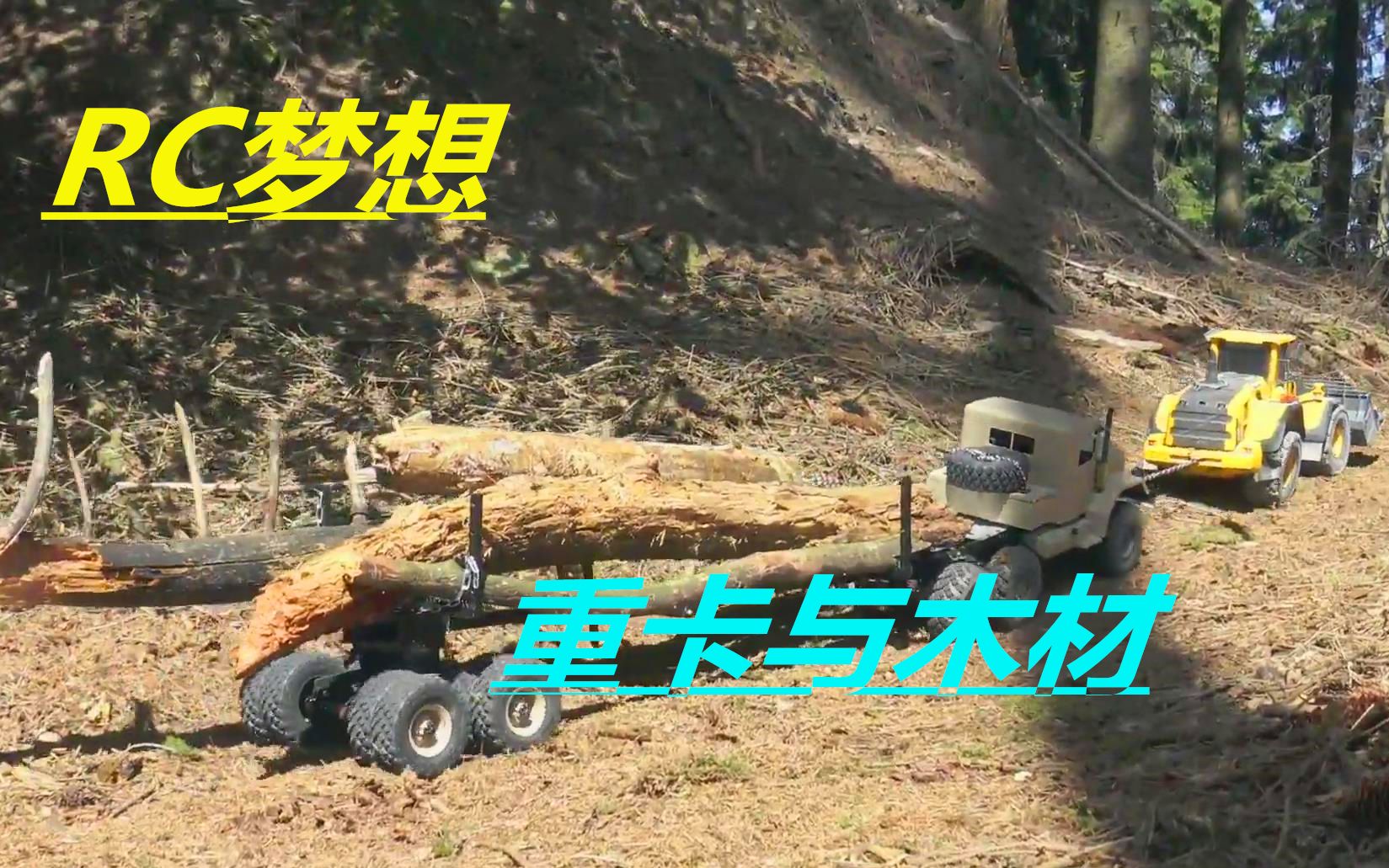 【梦想】RC重卡与木材