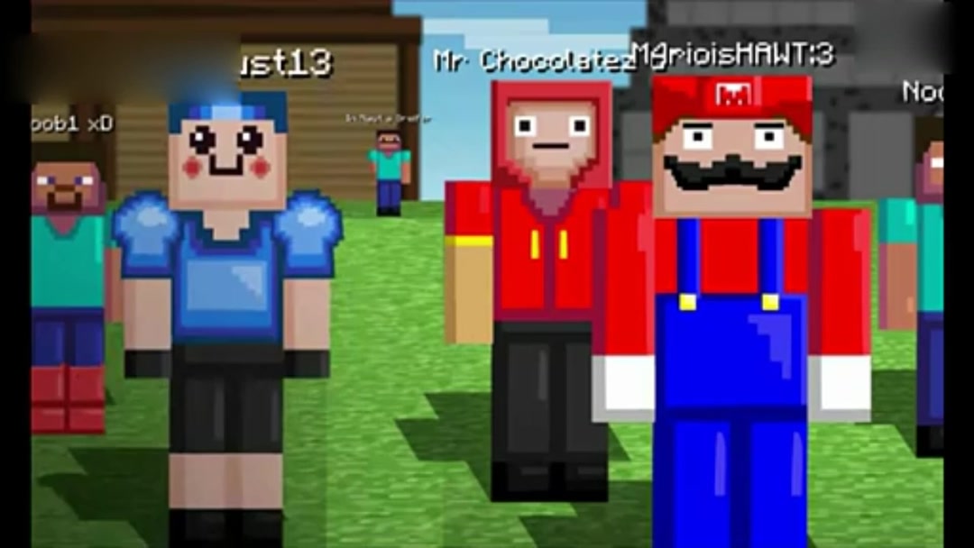 我的世界Minecraft菜鸟的嫉妒动画