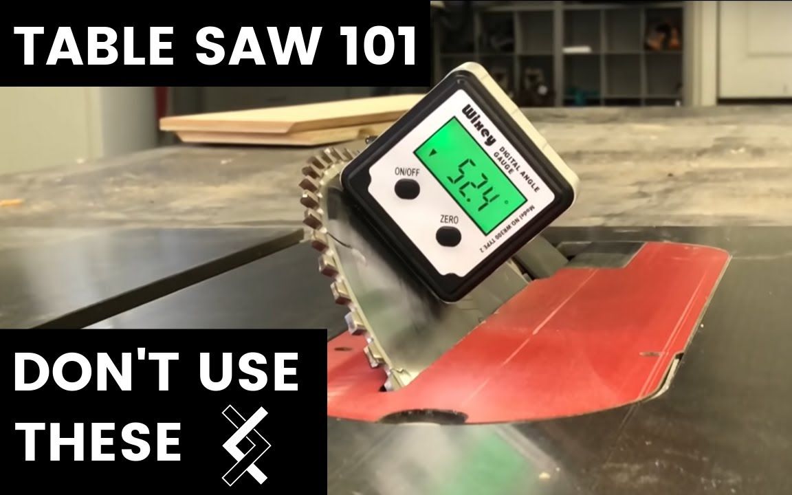 表锯101 -数字角度计-如何木工