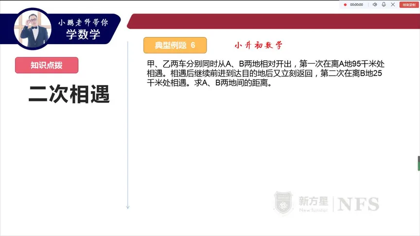 小升初典型行程问题之二次相遇,很多同学不会做,试试吧!