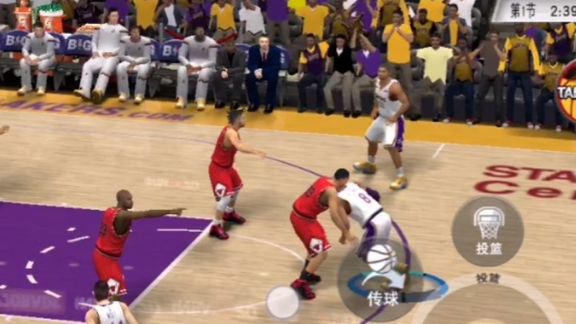 NBA2k20致敬科比,科比无解投篮打停对手,但愿天堂也有篮球!