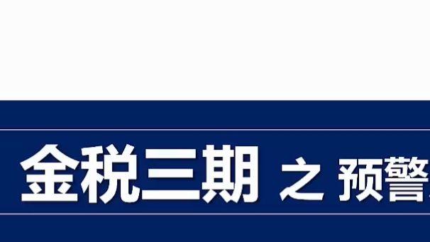 金税三期之预警风险9