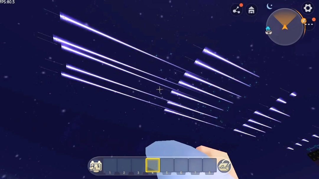 迷你世界教程 制作流星雨 宝莉都看傻眼了