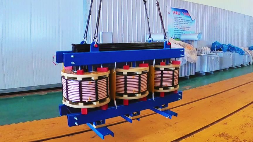 电机降压启动用干式变压器,线圈采用H级美国Nomex绝缘纸