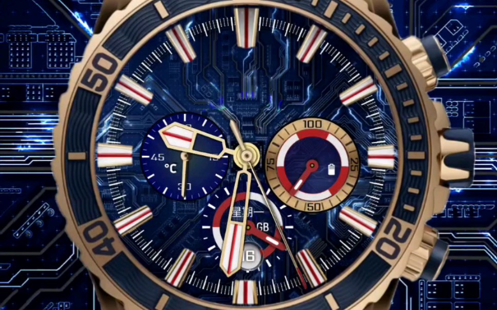 用klwp做了个简单的时钟