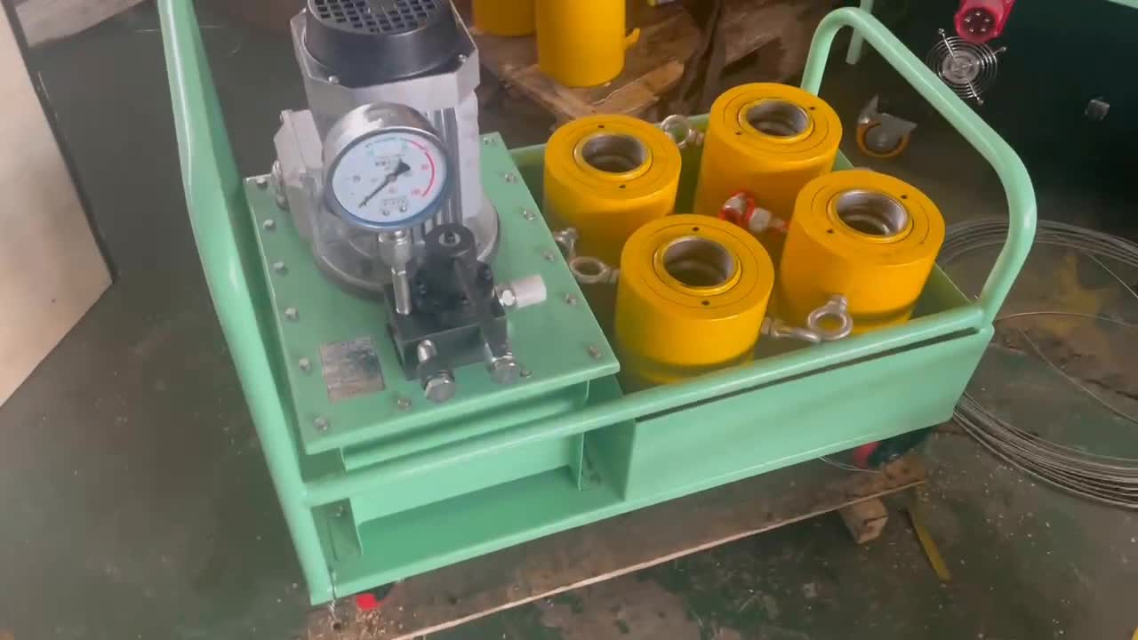 液压螺栓拉伸器 板式换热器 液压扳手 换热器夹紧装置 搬运灵活