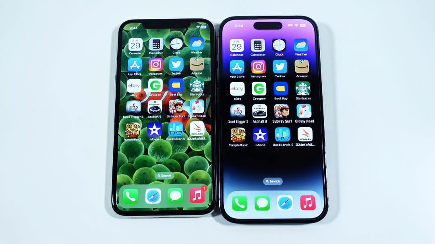 iOS 16.1.1-iPhone X 与iPhone 14 Pro速度对比测试