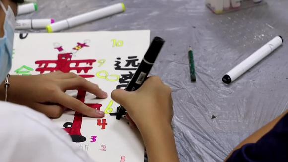 暑假不“毒”行,惠阳镇隆开展“枝乡行,禁毒心”绘画宣传行动