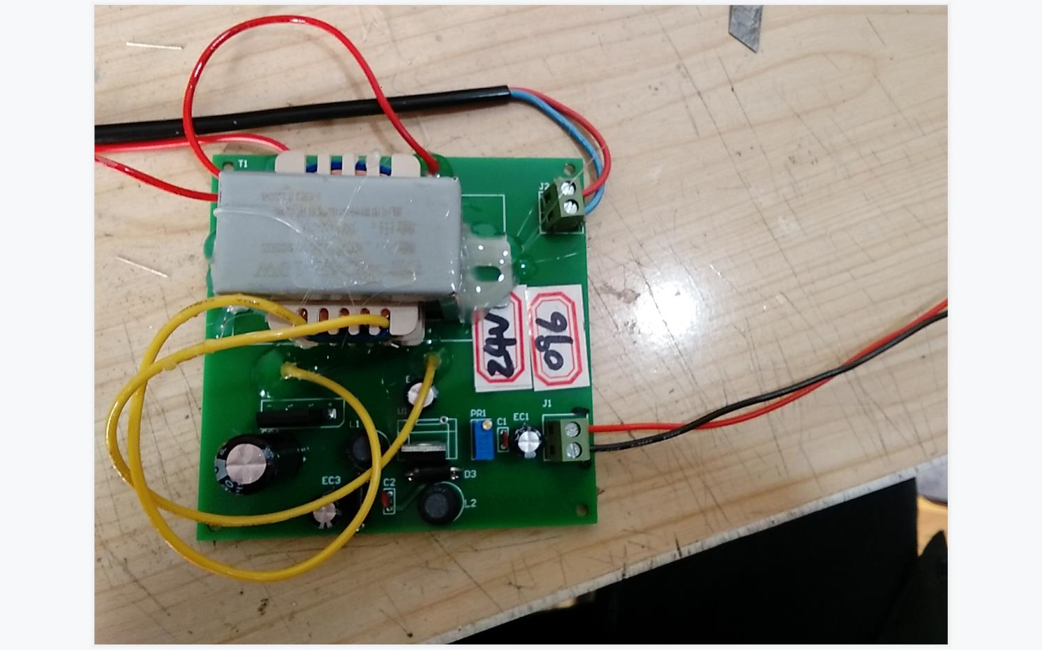 基于模拟电路开关电源设计220V转24V1A设计DIY开发板套件19-096