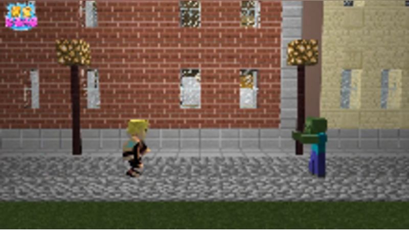 我的世界动画:忍者部队和怪物们的街头混战