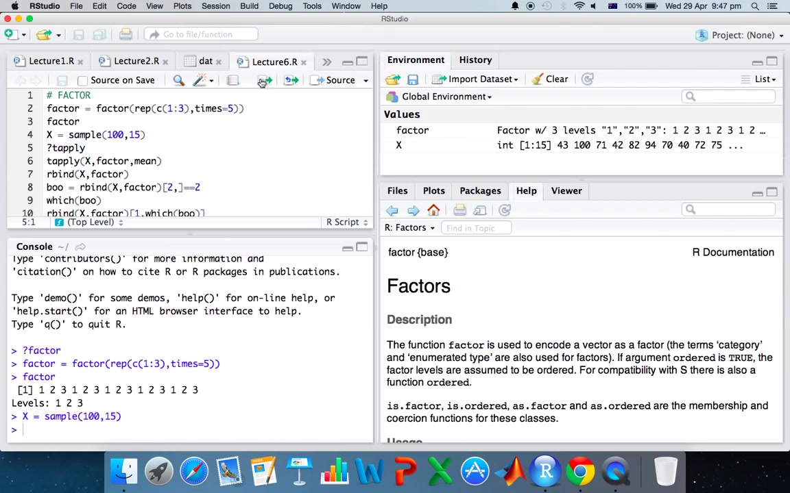 R语言基础课程 6讲