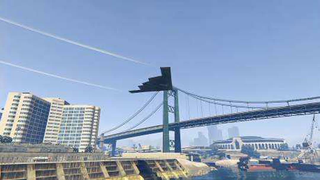 模拟飞行-美国B2幽灵轰炸机,飞行训练失败,坠毁公路