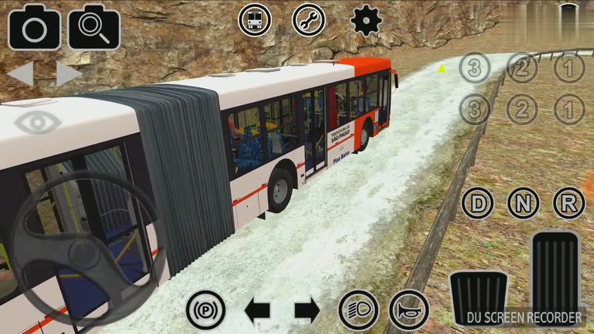 手机游戏模拟公交,农村也有公交车了,而且还是双节公交车