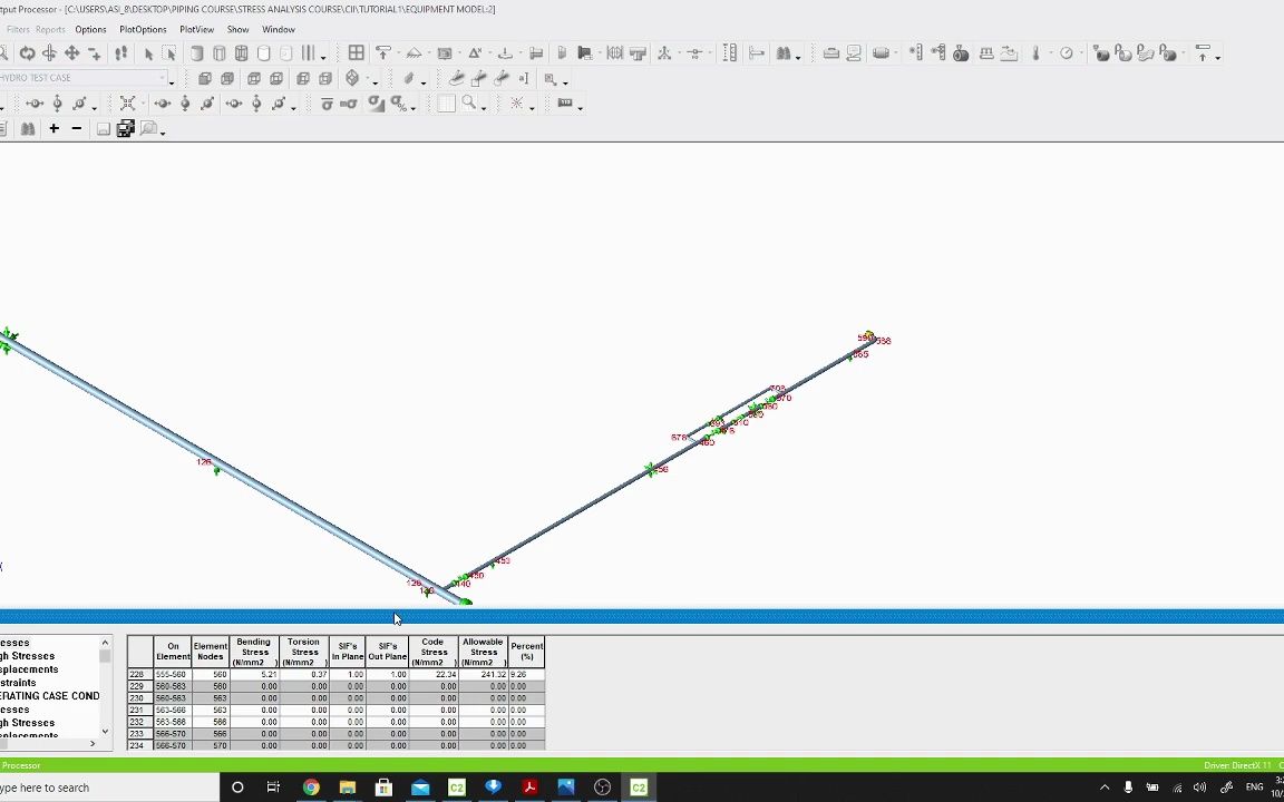 7-管道应力分析-静态分析-基于API-610的泵负载检查-CAESAR II