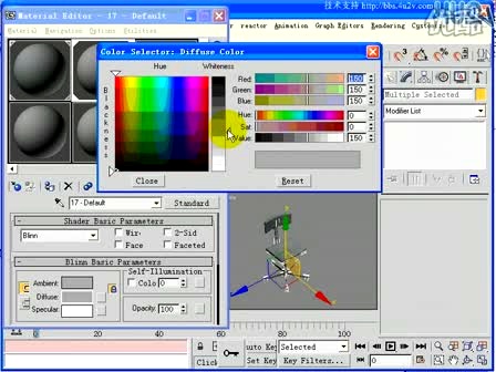 3Dmax室内设计家庭装修实例视频教程2.家具设计[NoDRM]-电脑椅的...