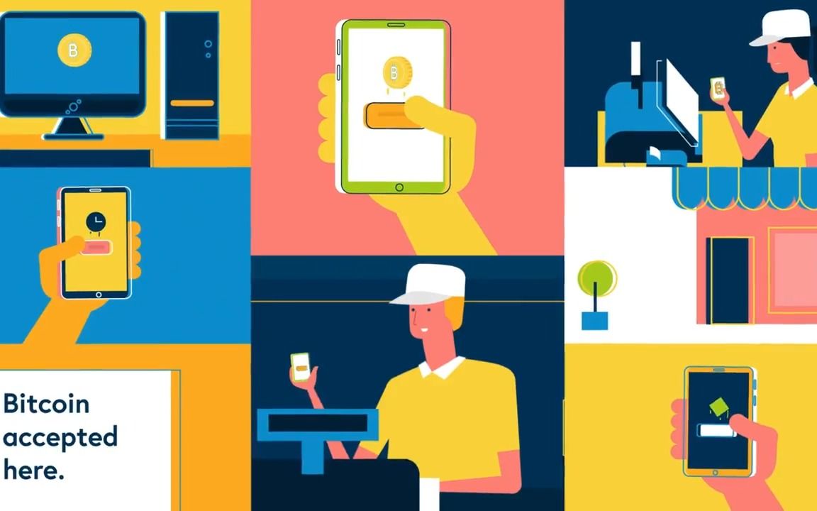 优秀MG动画作品欣赏 - Bitcoin and Blockchain explained